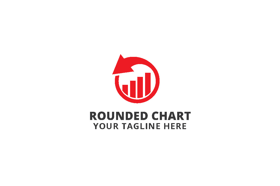 Rounded Chart Logo Template, a Branding & Logo Template by Logo20
