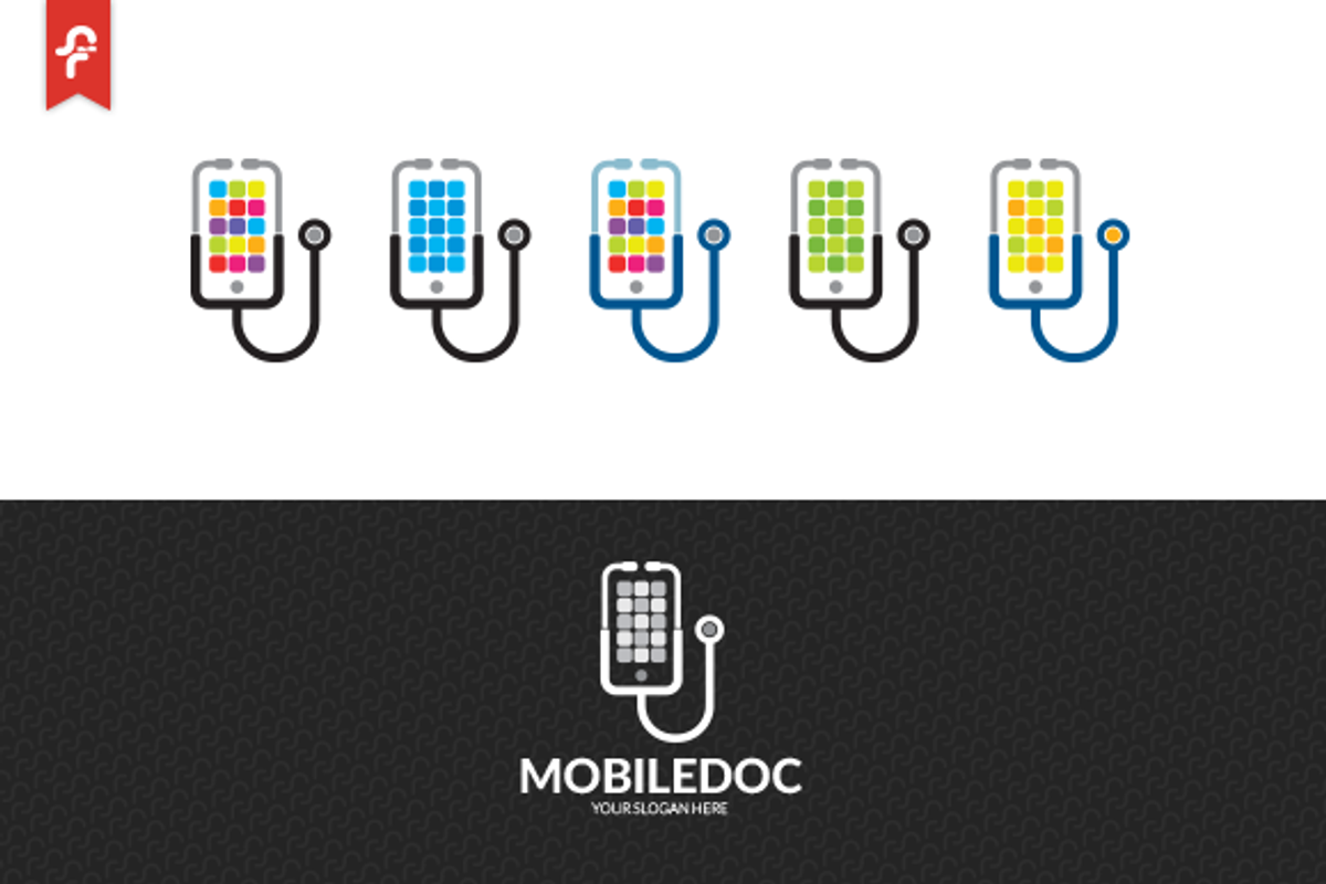 Mobile Doctor Logo, a Branding & Logo Template by ft.studio