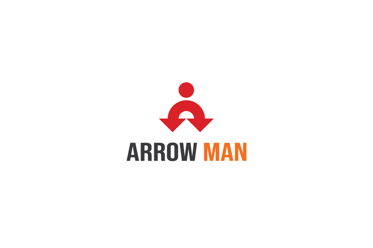 Arrow Man Logo Template, a Branding & Logo Template by Logo20