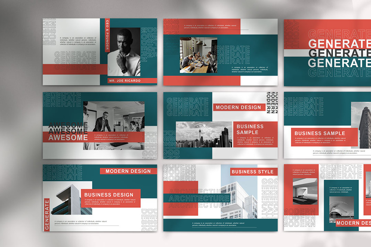 GENERATE-Powerpoint Template, a Presentation Template by TypeMakers