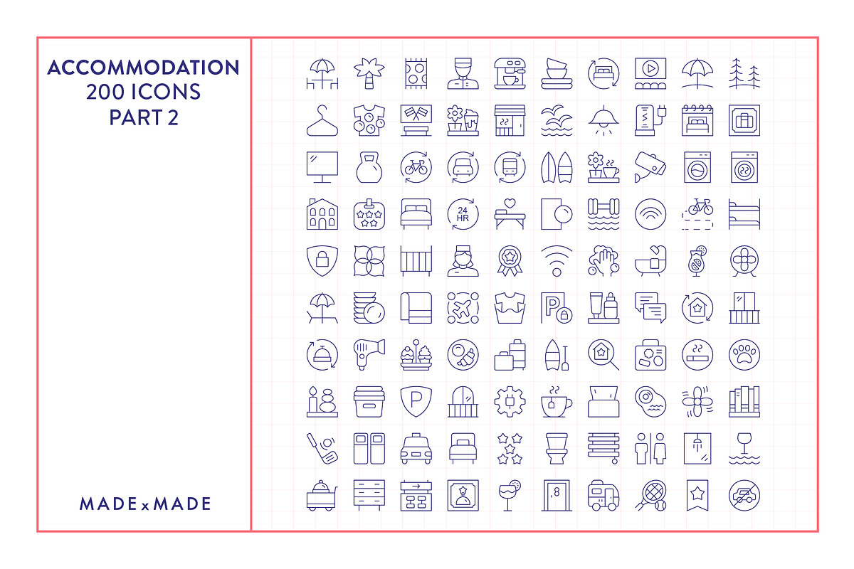 Accommodation Icons