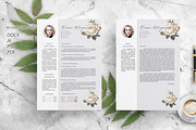 Flower CV / Resume Template / M, a Resume Template by Showy68 Template
