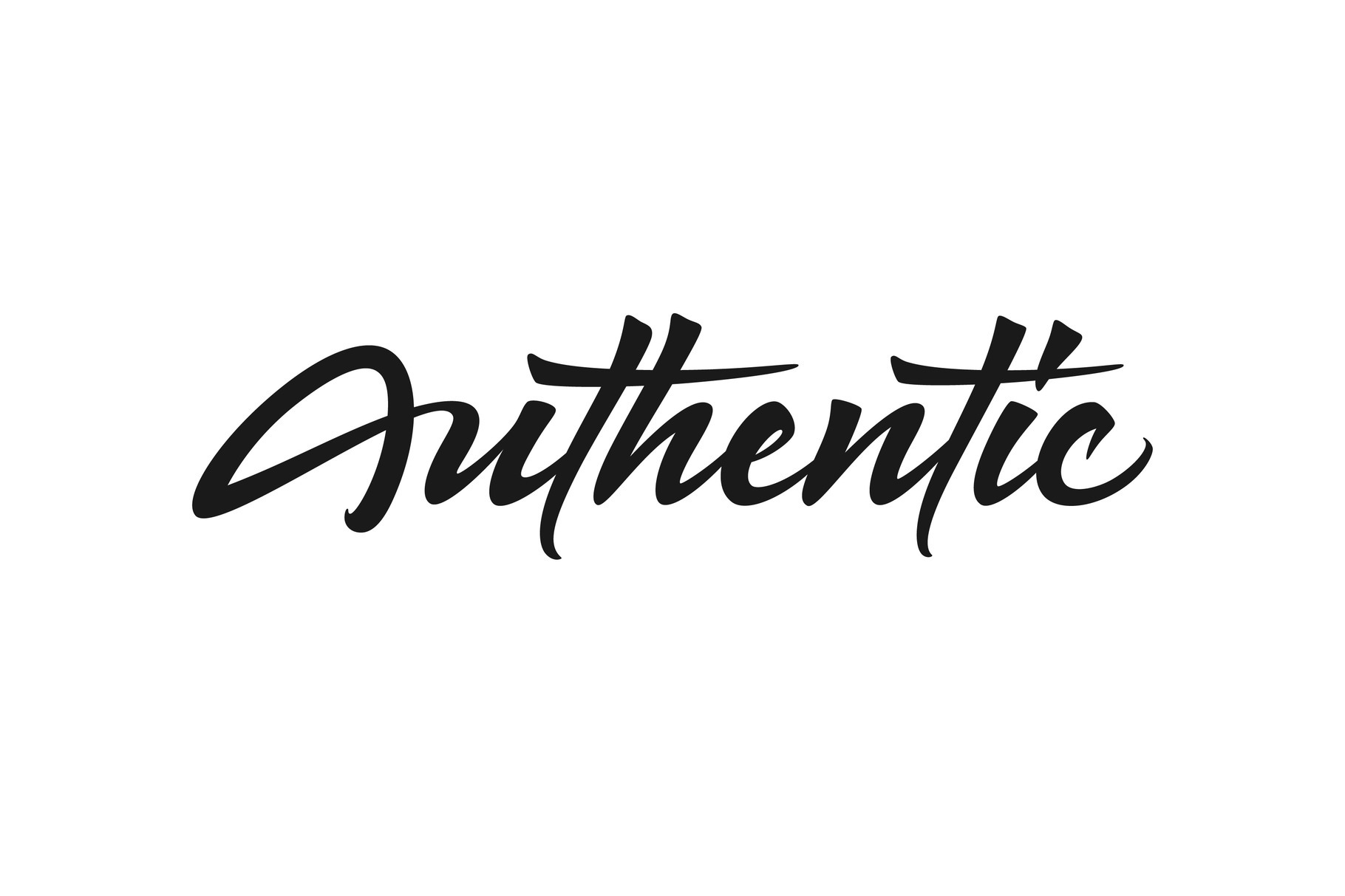 Authentic vector lettering, a Branding & Logo Template by Zagach Letters