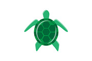 Minimal turtle illustration, an Animal Illustration by SuperAccurate