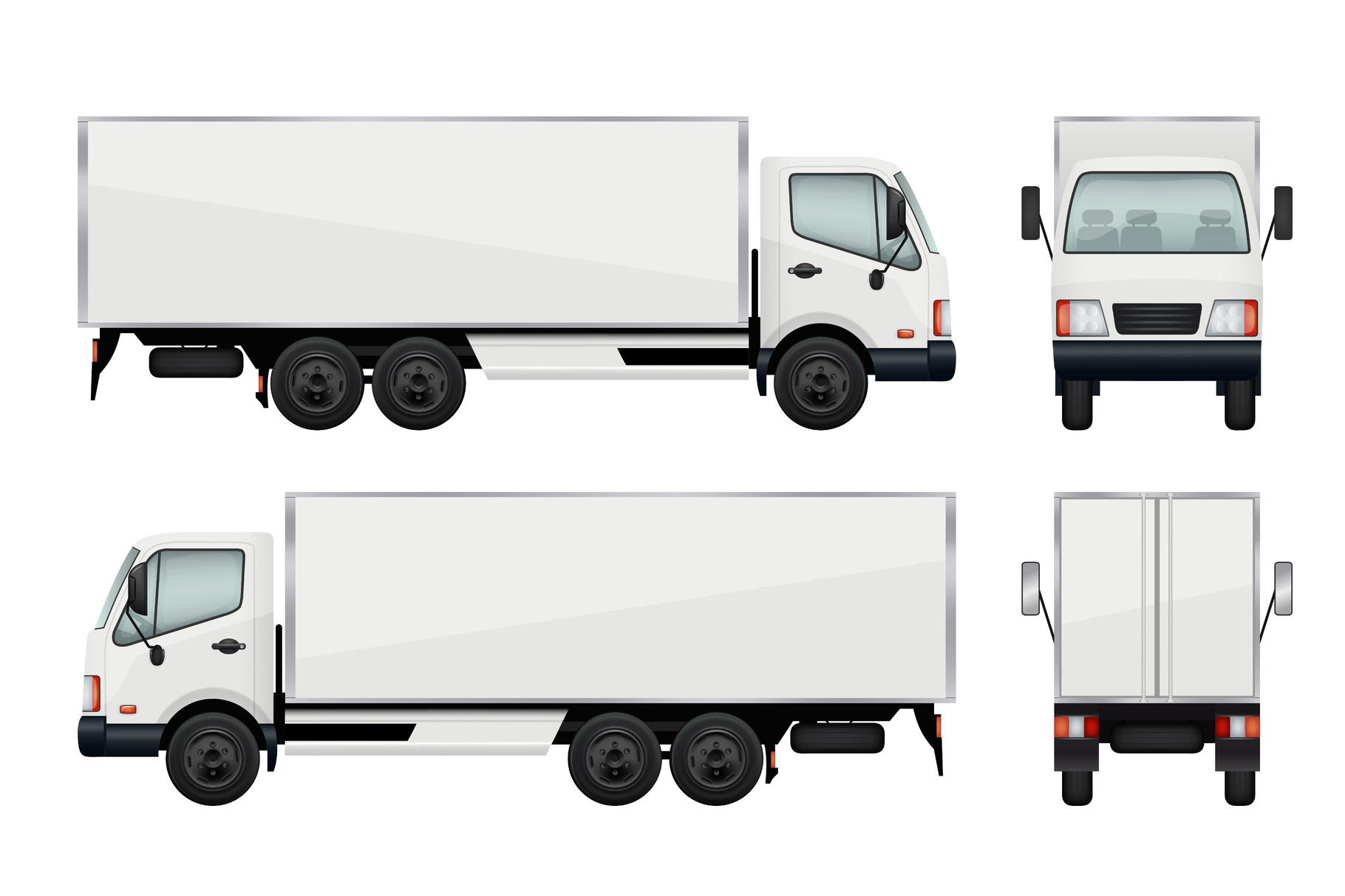 Realistic truck. Vector, a Background Graphic by Onyx