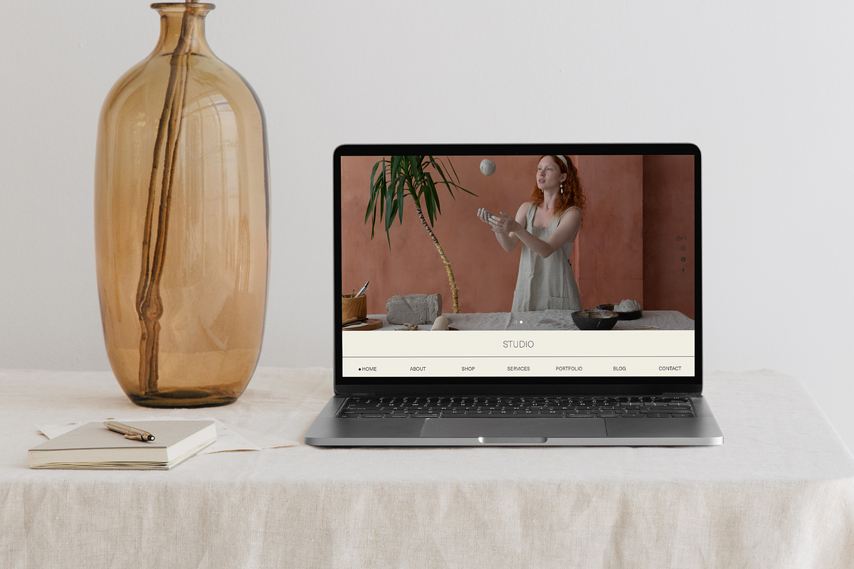 Studio | Squarespace 7.1 Template, a Squarespace Template by The Brand Kit