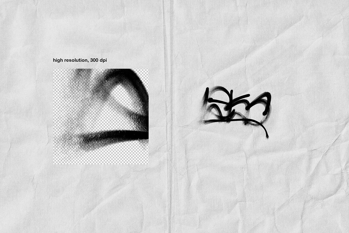 105 Graffiti & Torn Paper PNG vol.3, an Object Graphic by Marie T