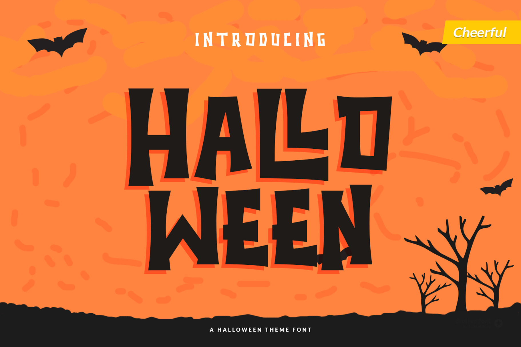 Halloween Scary Spooky Font, a Font by TrimStudio