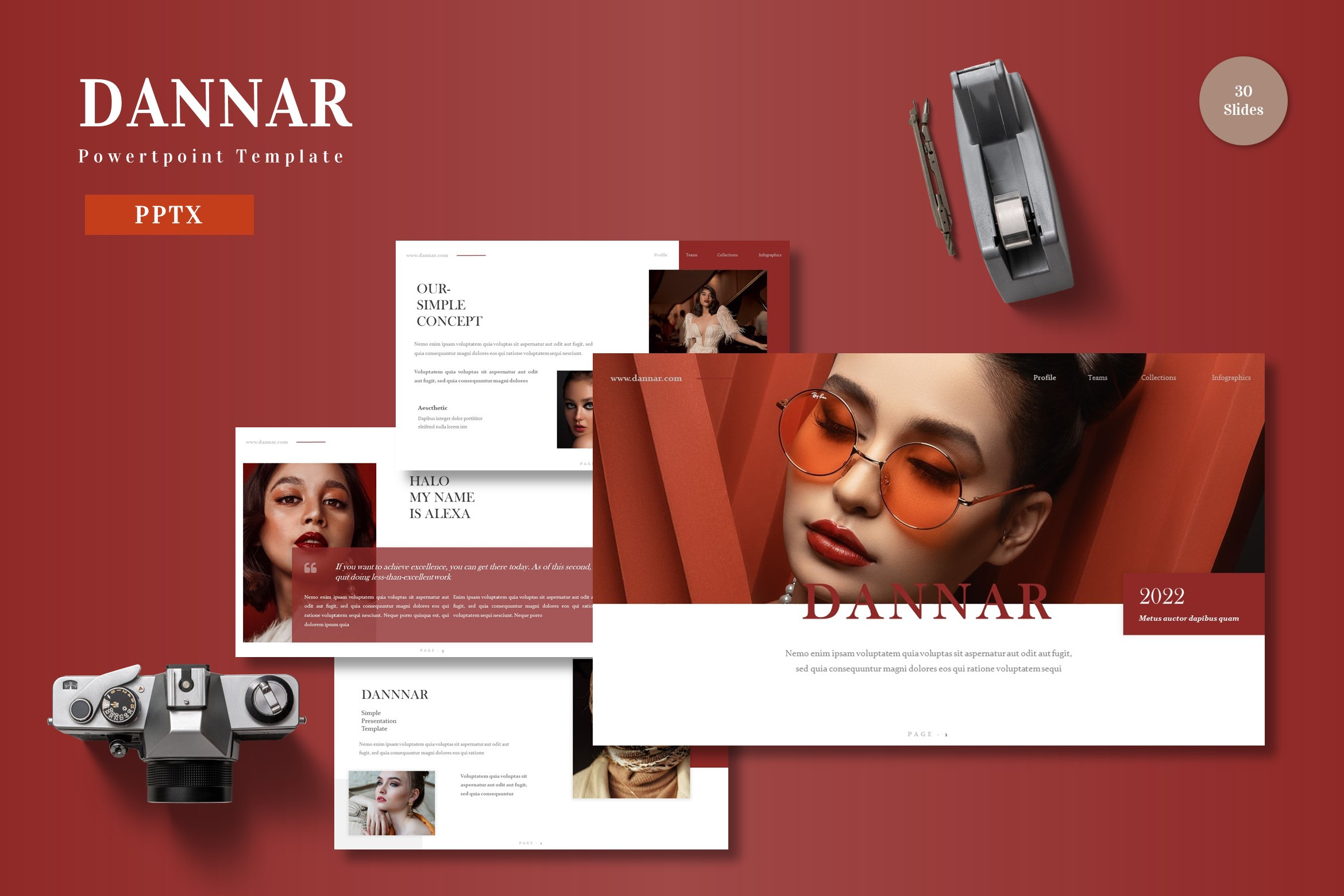 Dannar - Powerpoint, a Presentation Template by Fannan Studio ...