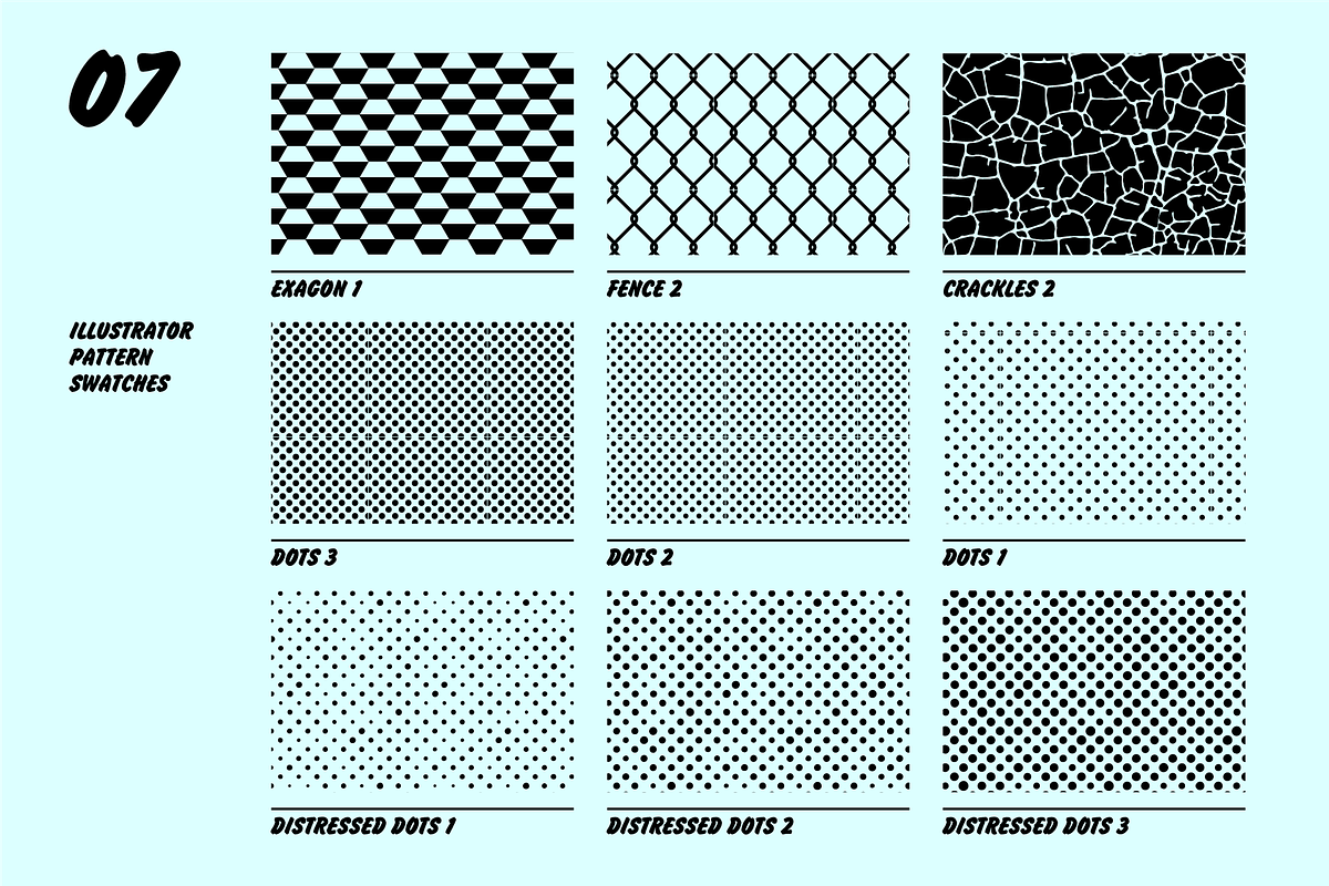 Multitone Illustrator Swatches, a Palette Add-On by MightySHORT