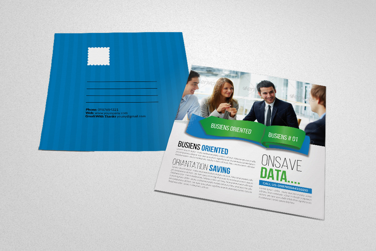 Multi Use Business Post Cards, a Card Template by Business Flyers