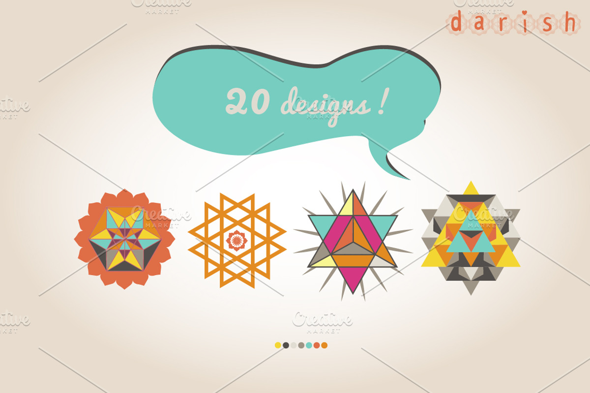 20 esoteric designs, an Illustration by Alena