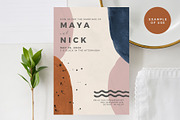 Abstract Watercolor Shapes Bundle Pack