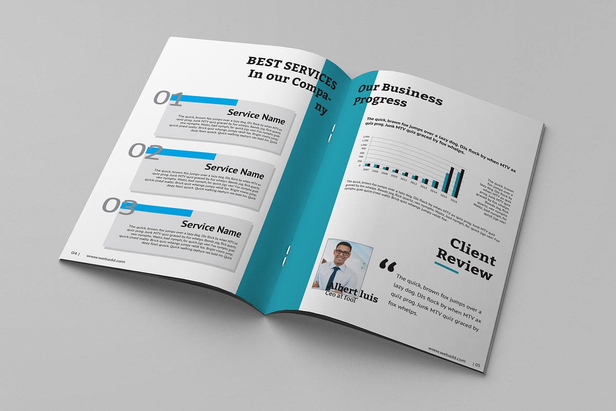 6 Pages Brochure, a Brochure Template by ZAAS