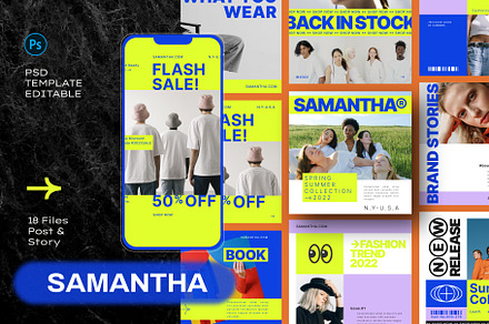 Light Instagram Bundle | Social Media Templates ~ Creative Market