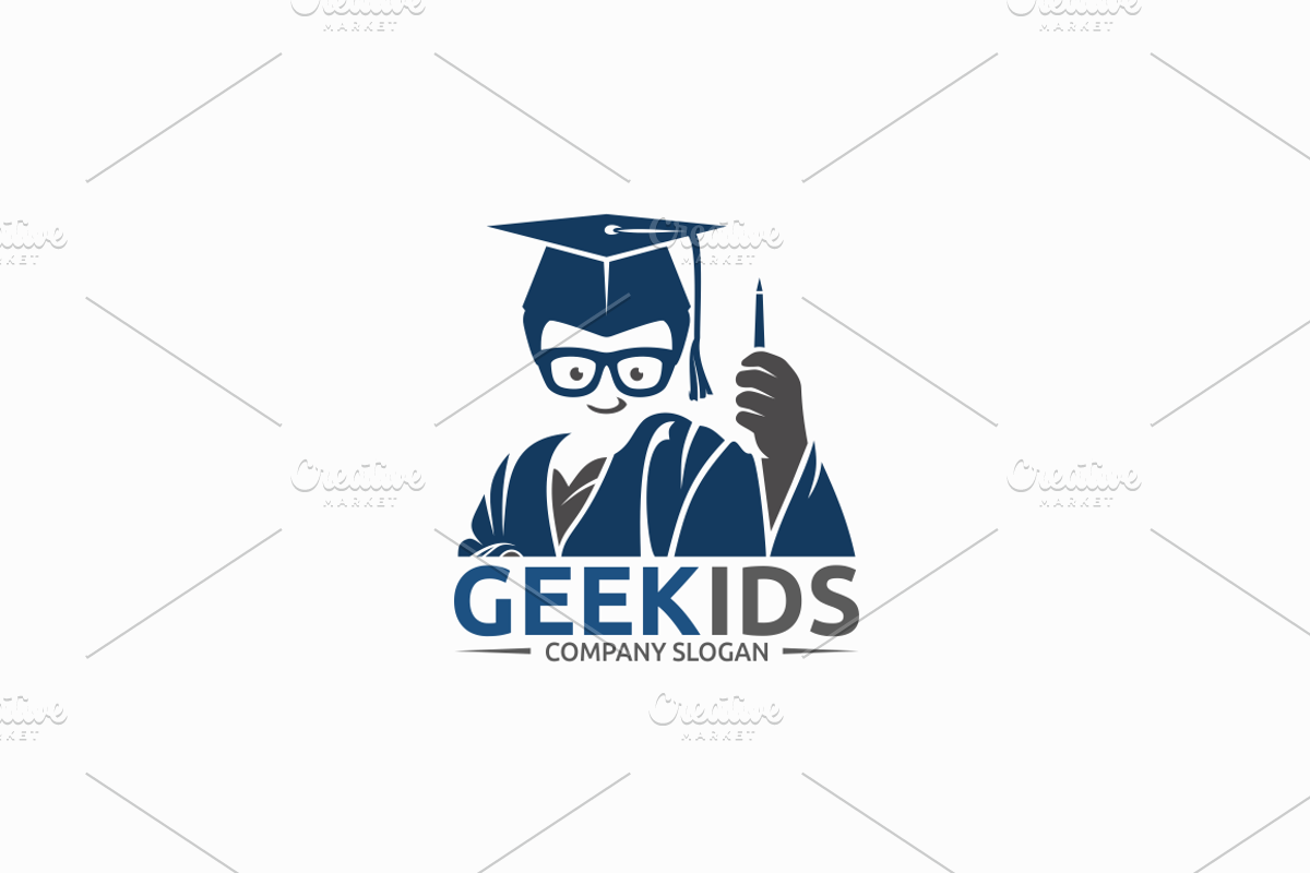 Geek Kids, a Branding & Logo Template by Brandlogo | Creative Market