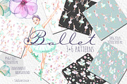 Ballet patterns, a Pattern Graphic by Skliarova | Creative Market