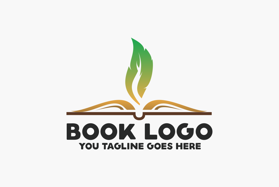 Book Logo, a Branding & Logo Template by Brandlogo
