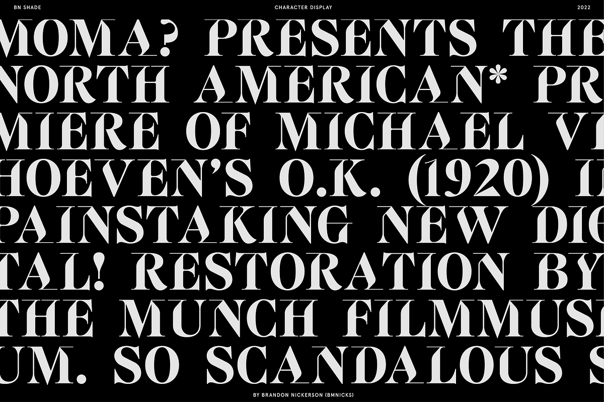 Killwit Display Typefae