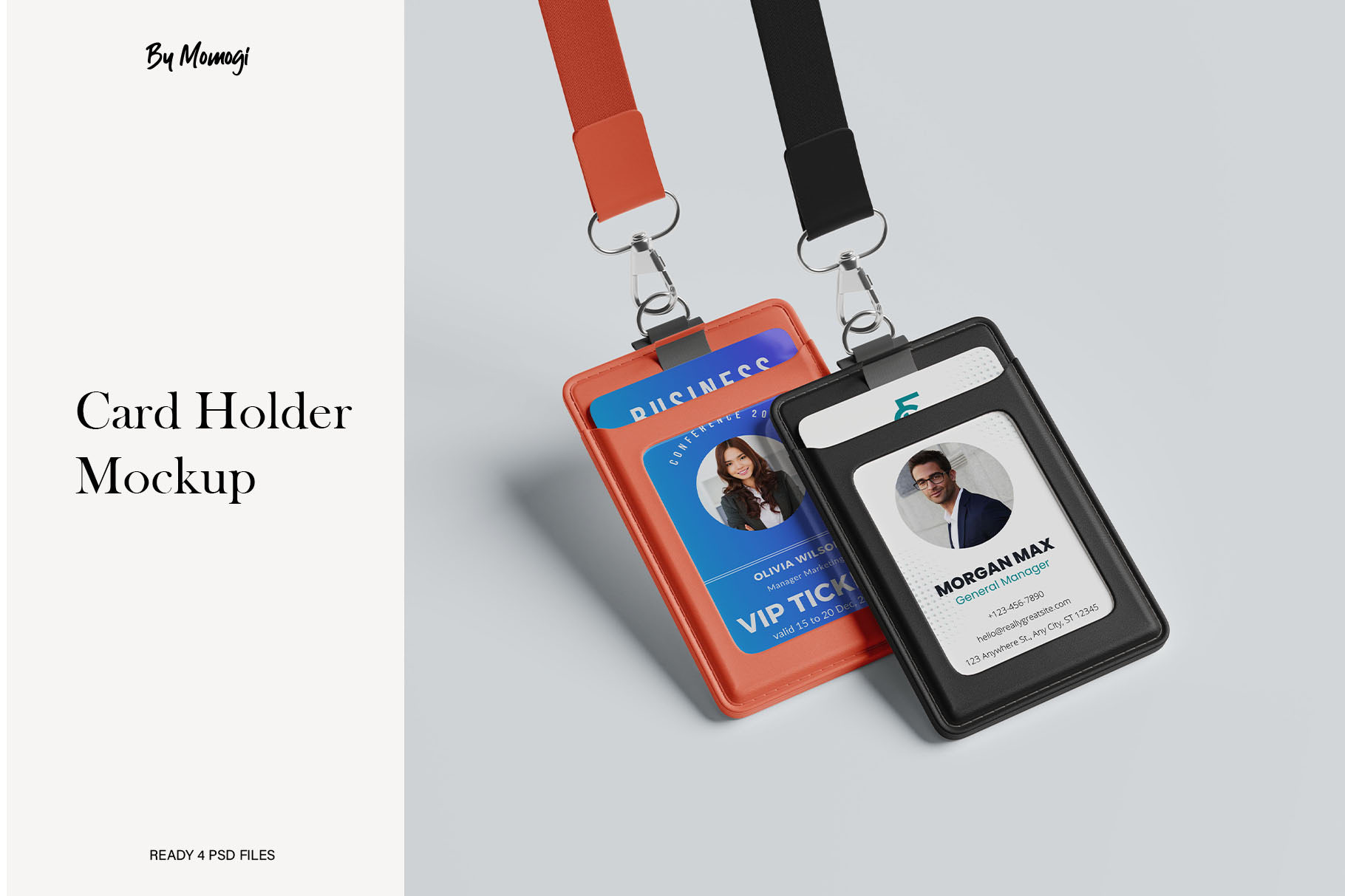 Card Holder Mockup, a Product Mockup by Momogi