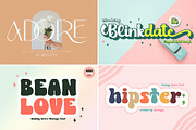 Retro Font Bundle - 20 Vintage Fonts