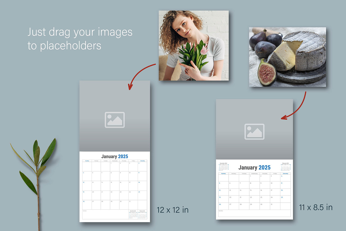 2025 Calendar InDesign Templates, a Brochure Template by R-studio