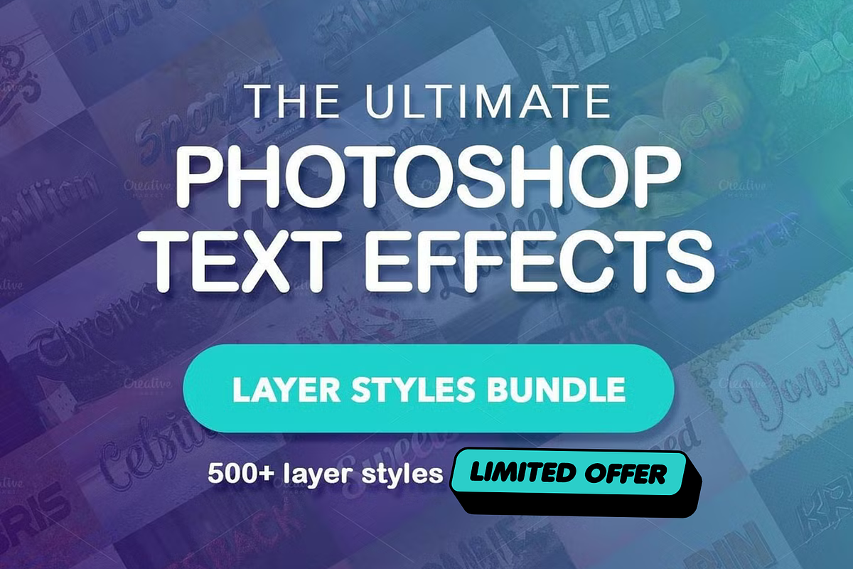 Photoshop Layer Style Text Effect