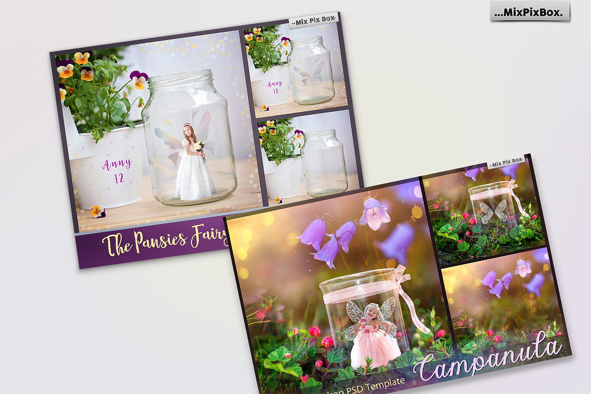 Fairy Backdrops Bundle, a Layer Style Add-On by MixPixBox