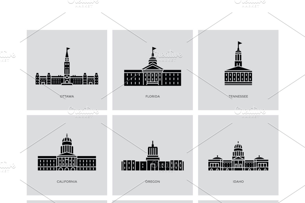 150+ World Capitals Illustration, an Illustration by Creative Stall
