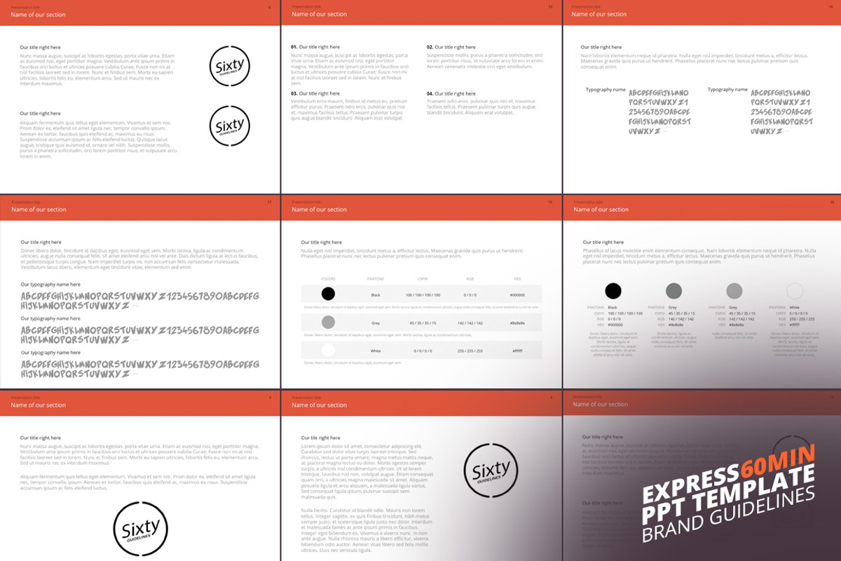 PowerPoint EXPRESS template, a Presentation Template by Makoto