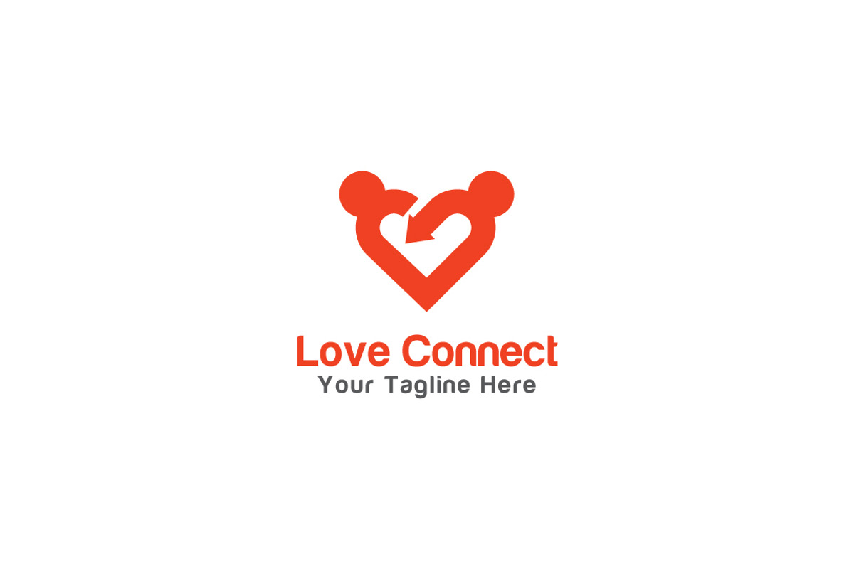 Love Connect Logo Template, a Branding & Logo Template by Logo20
