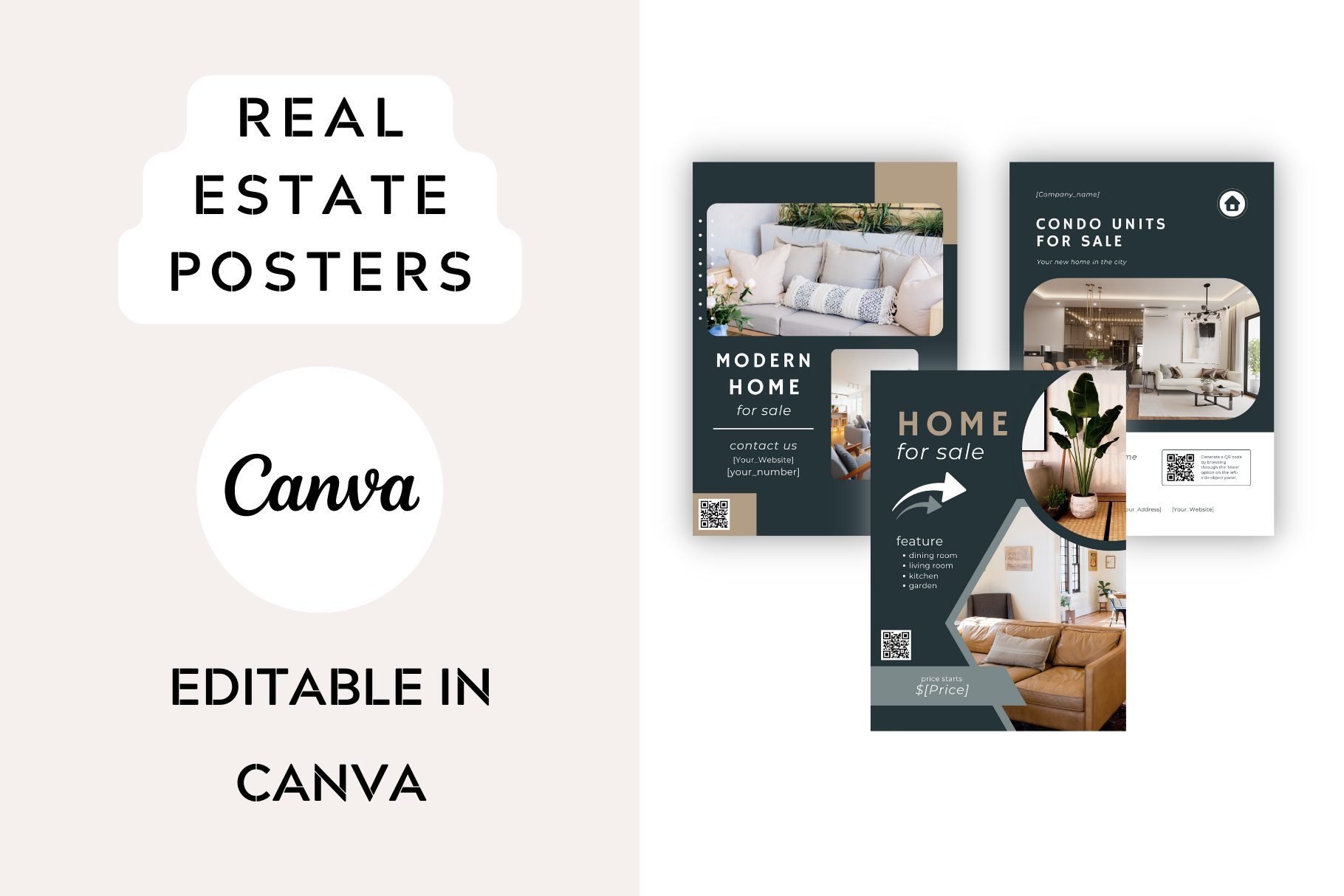 40+ Editable Real Estate Posters | Creative Market