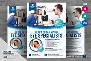 Ophthalmology Services Flyer, a Flyer Template by PSDPixel | Creative ...