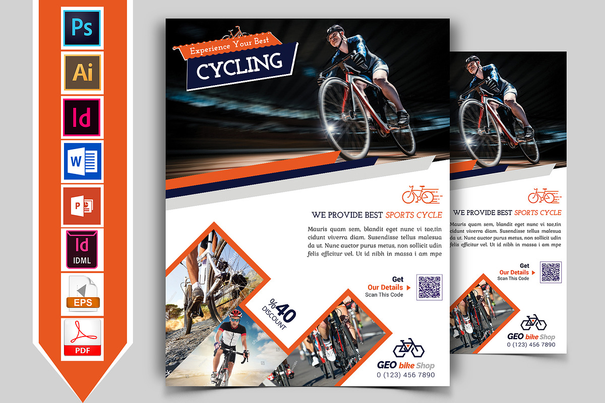 Cycle Shop Flyer Template Vol-01, a Flyer Template by Imagine Design Studio