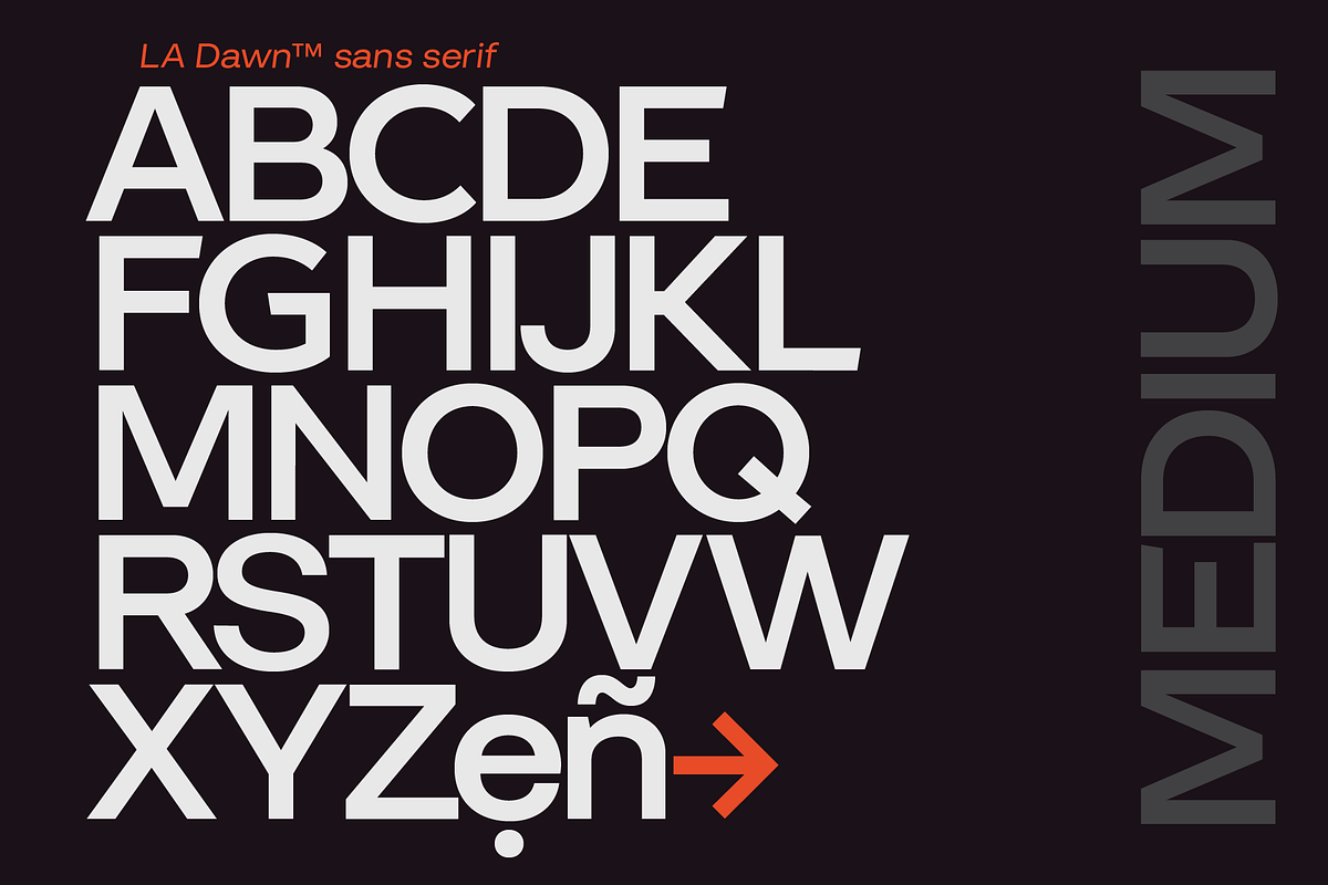 LA Dawn Designer Font