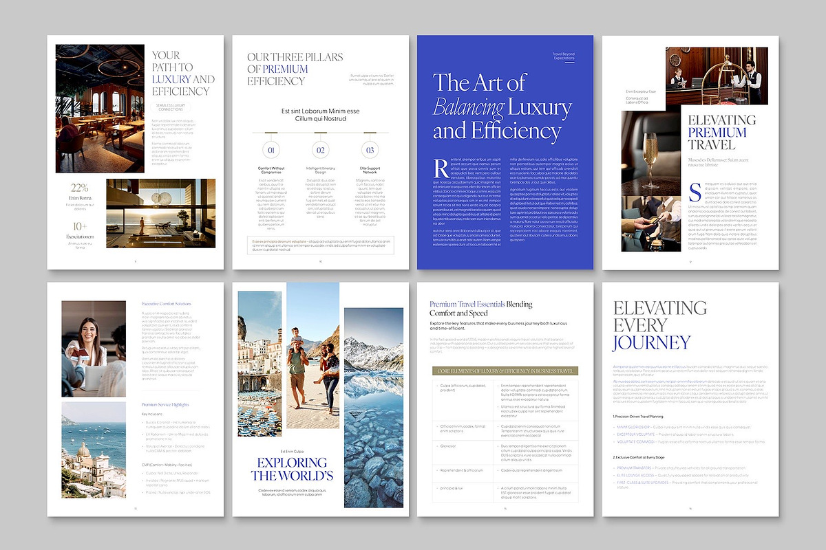 Travel Brochure Template (Digital), a Brochure Template by BrandPacks