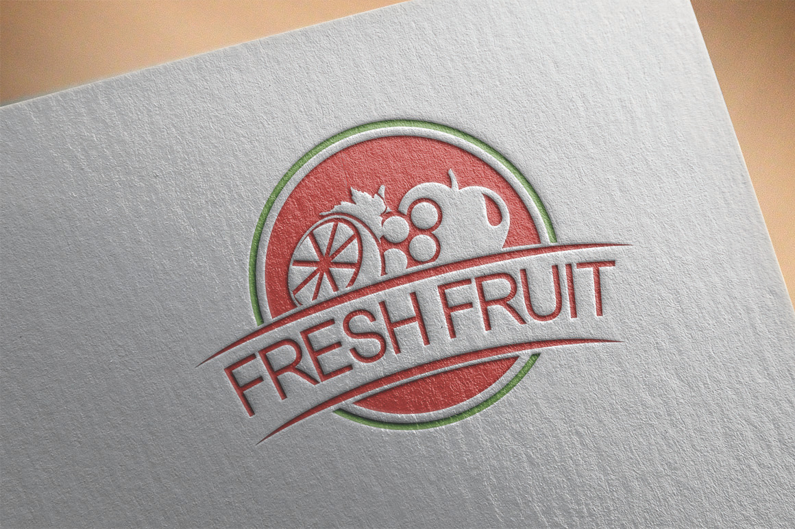4 Fresh Fruit Badge Logo, a Branding & Logo Template by jongcreative