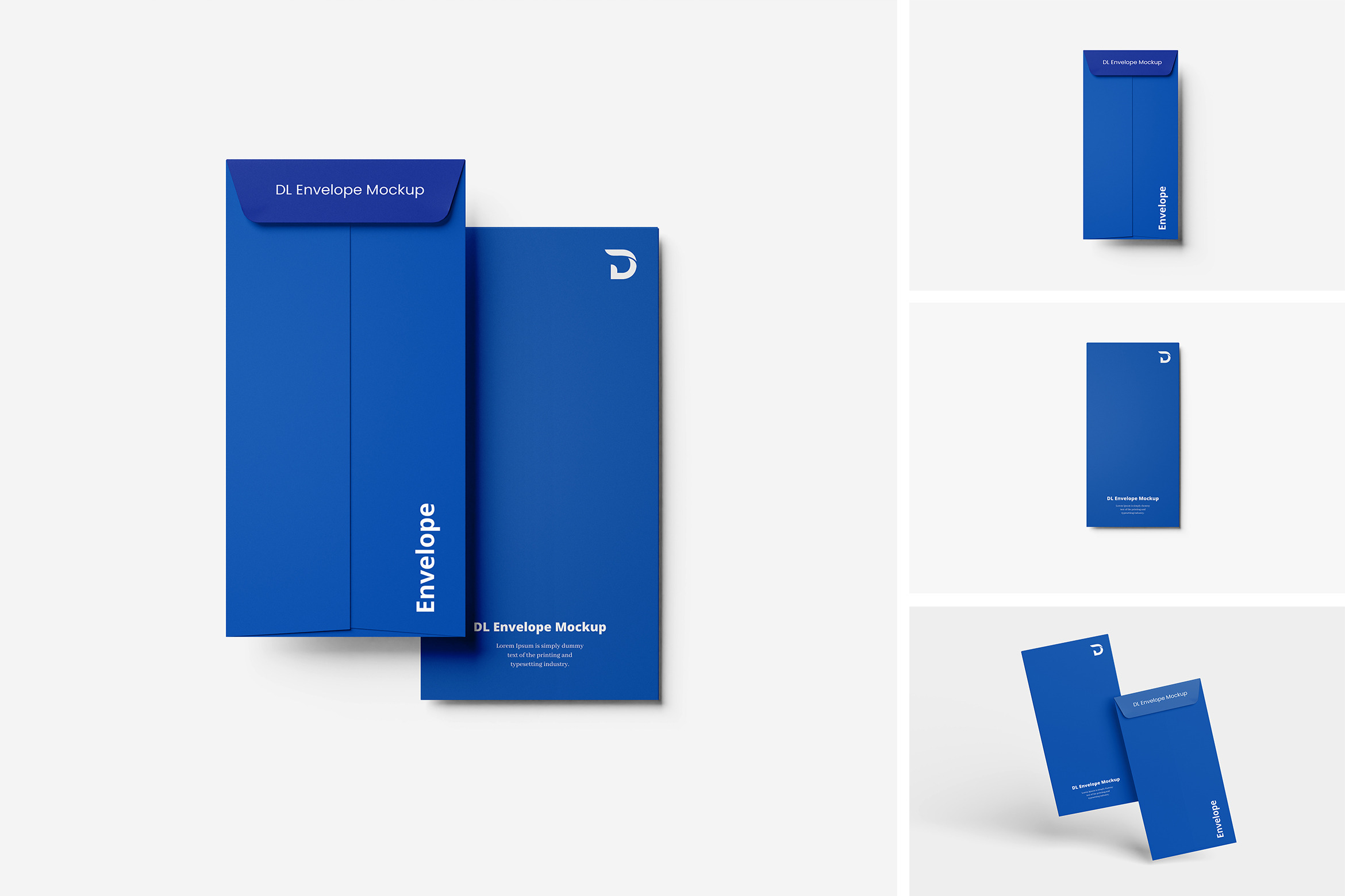 Standard DL Envelope Mockup, a Packaging Mockup by Akaimockup