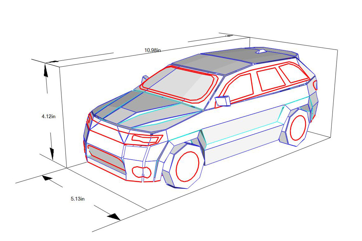 DIY Jeep Model - 3d papercraft, a Templates & Theme by PAPER amaze