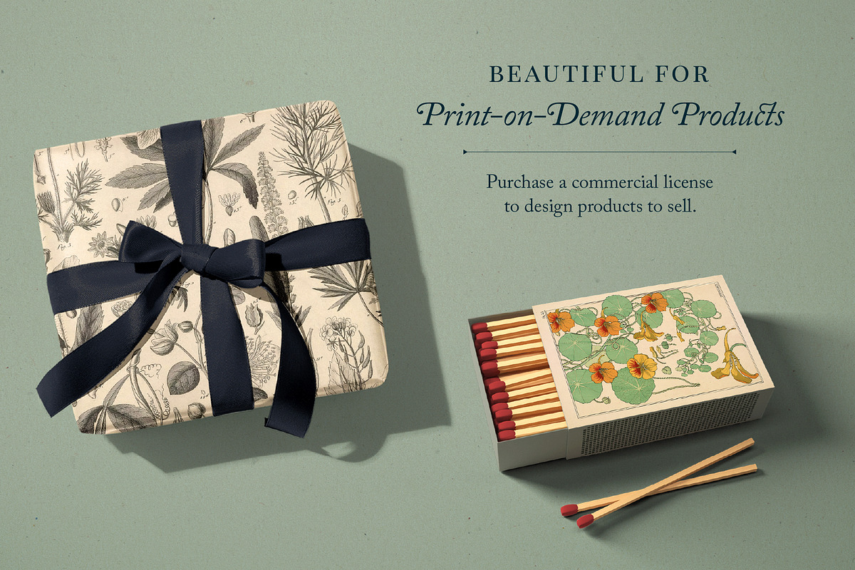 100 Vintage Art Prints Vol. 2, a Decorative Illustration by The Object ...