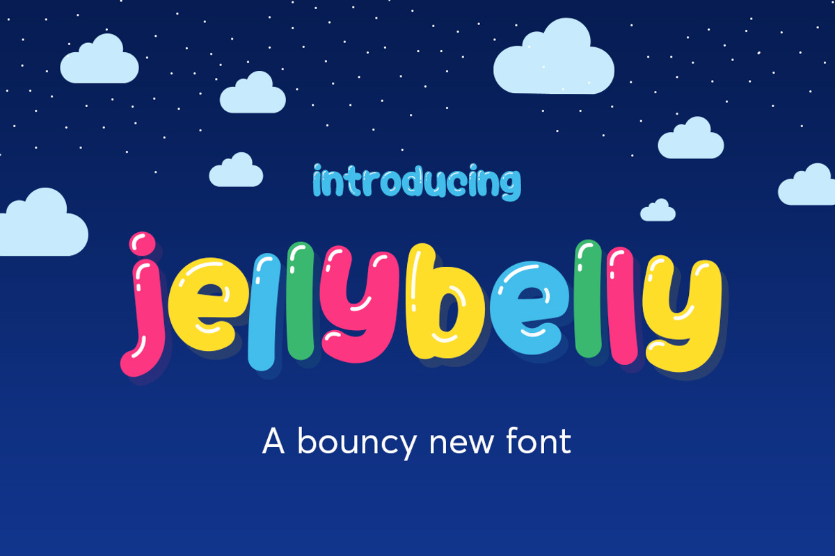 JellyBelly Font, a Font by Salt & Pepper Designs