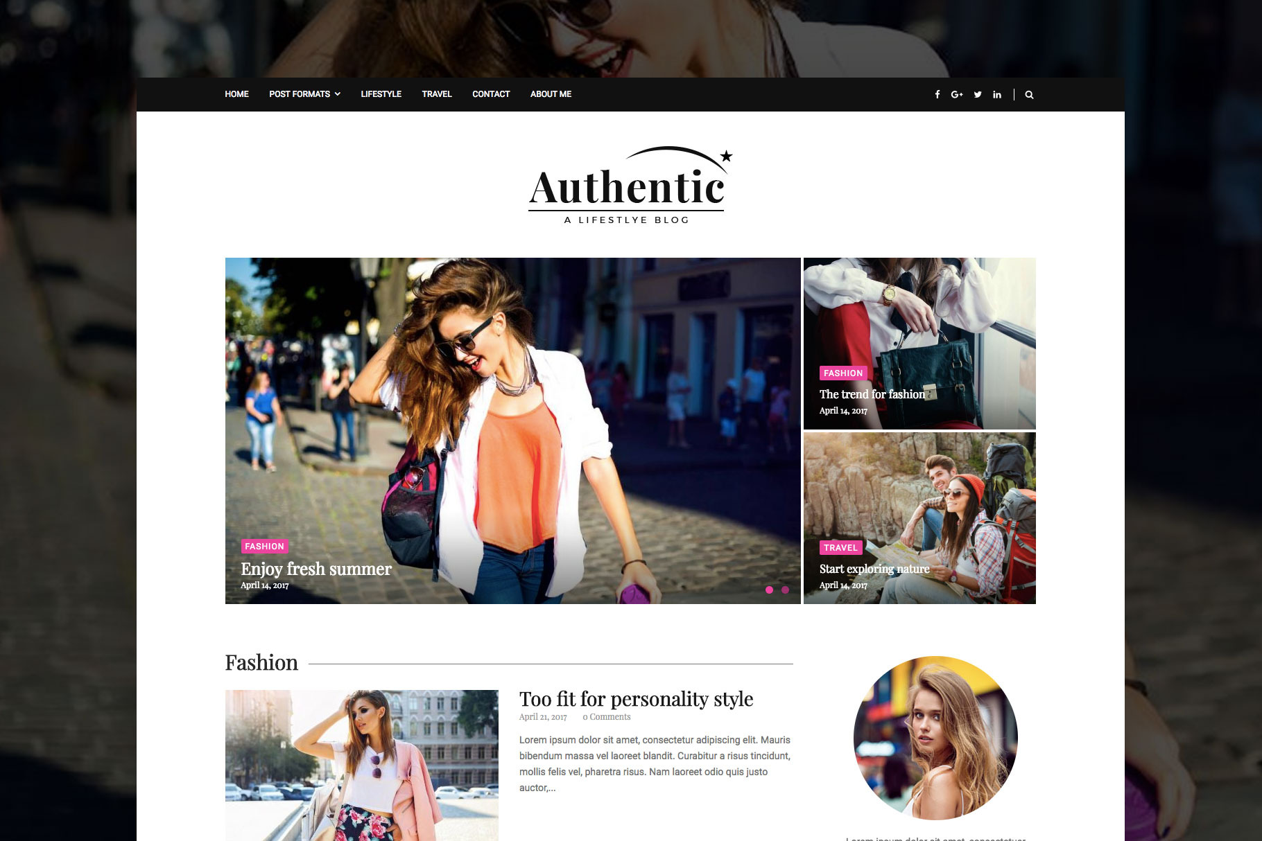 Authentic - WordPress Magazine Theme, a WordPress Template by EasyBlog Themes