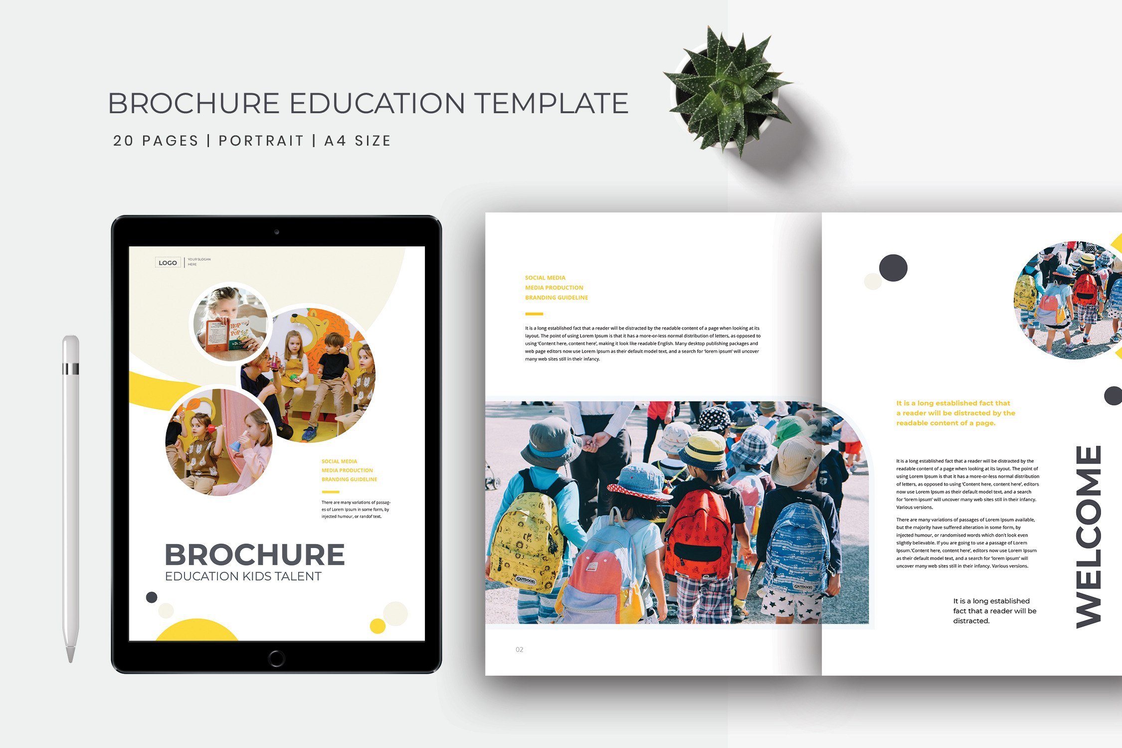 Education Plan Brochure Template, a Brochure Template by TMint Play