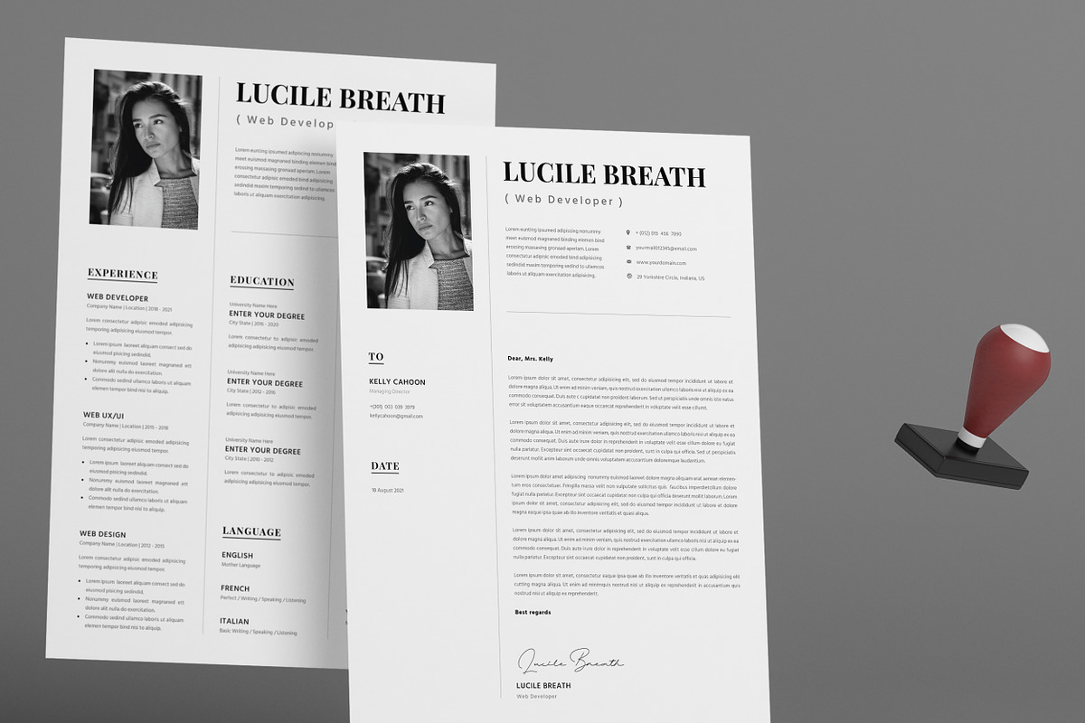 1000 Word Resume Bundle Free Template