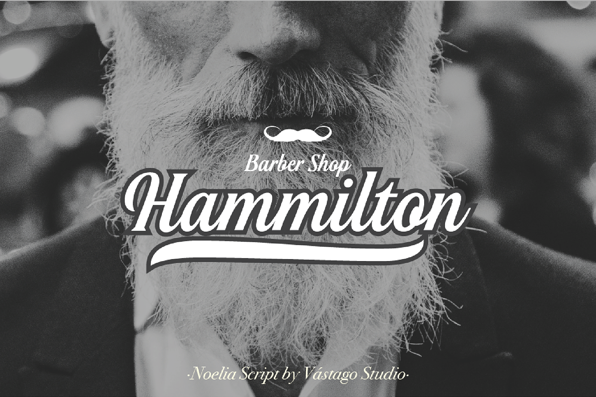 Noelia Script Pro, a Script Font by Vastago Studio