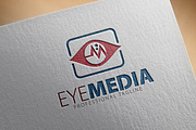 Eye Media Logo, a Branding & Logo Template by Creative Dezing