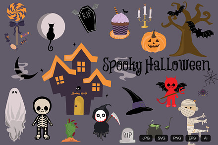 Hand Drawn Horror Objects | Graphic Objects ~ Creative Market