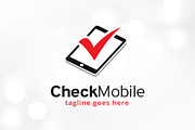 Check Mobile Logo Template, a Branding & Logo Template by gunaonedesign
