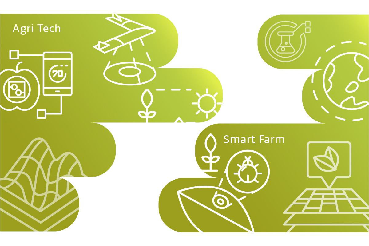 Smart Farm and Agri Tech Icons, an Outline Icon by Designfour