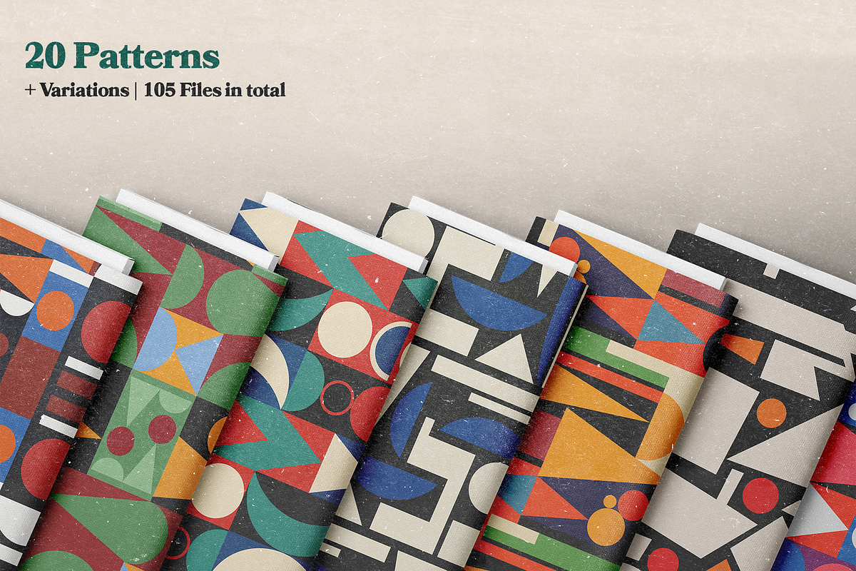 Authentic Cubism Patterns, a Pattern Graphic by bbymedia.store ...